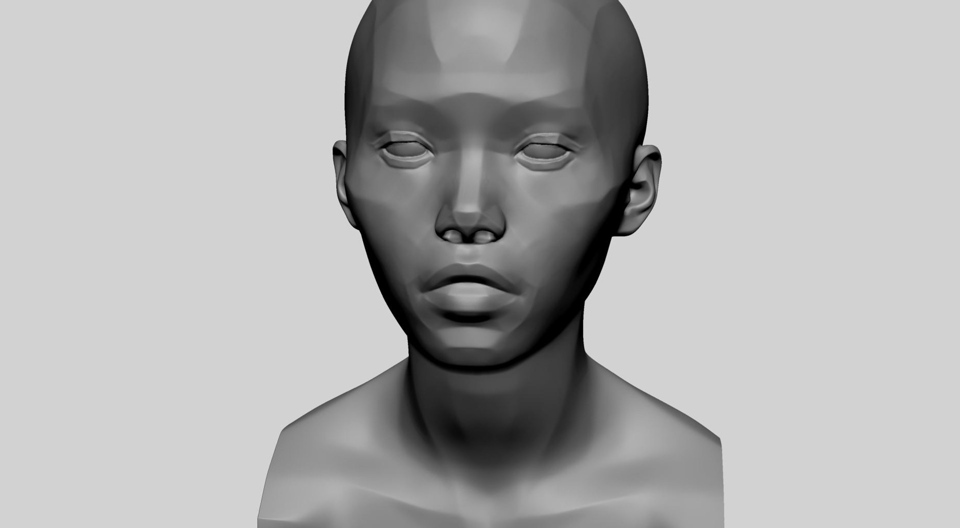 3D Female Head Planes - TurboSquid 1891920