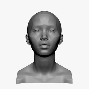 Fantasy Female Head E 3D model - TurboSquid 1937924