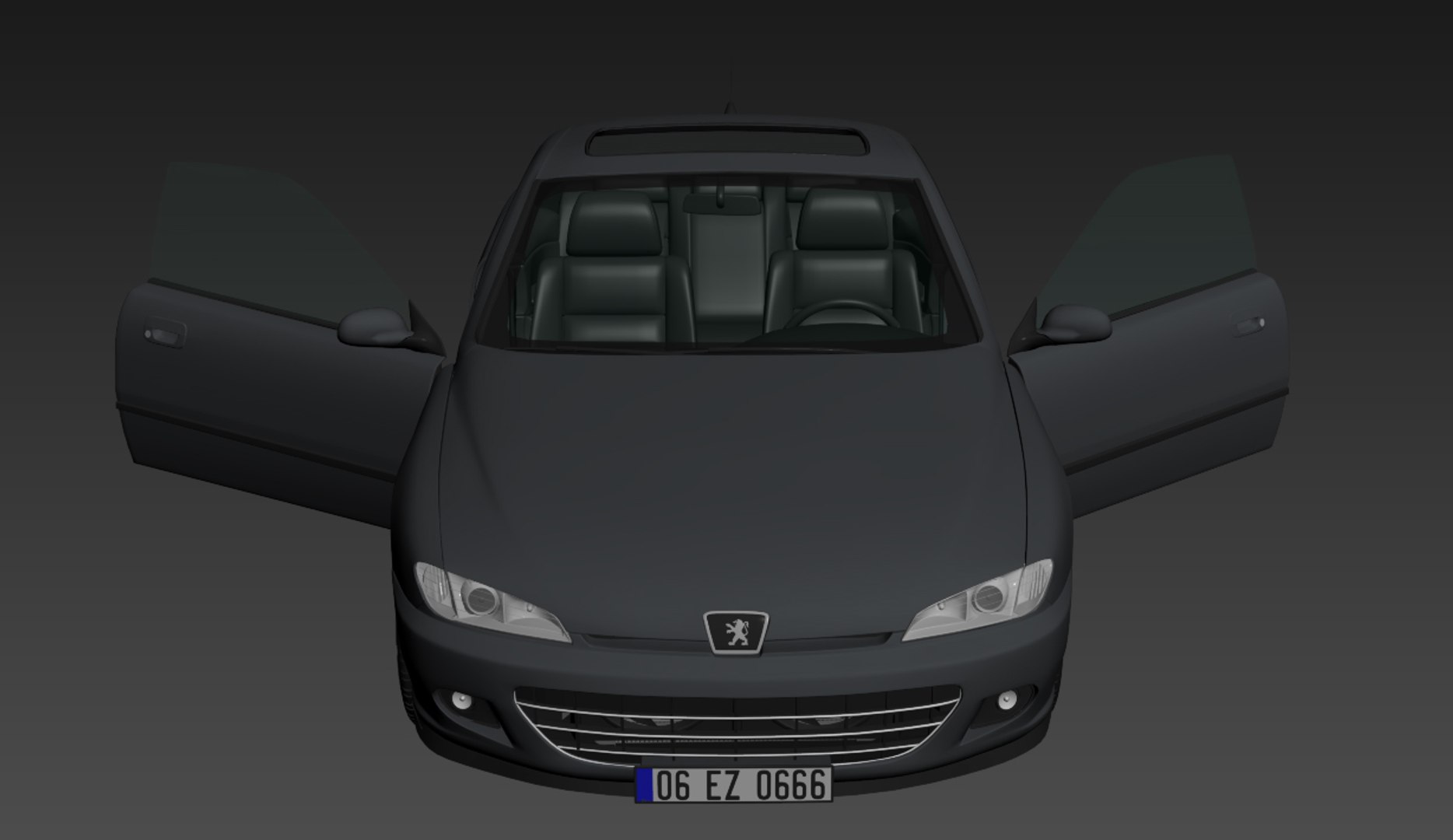 3D Peugeot 406 Coupe 2004 - TurboSquid 2010887