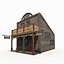 3D Model Old Western Bank - TurboSquid 1219944