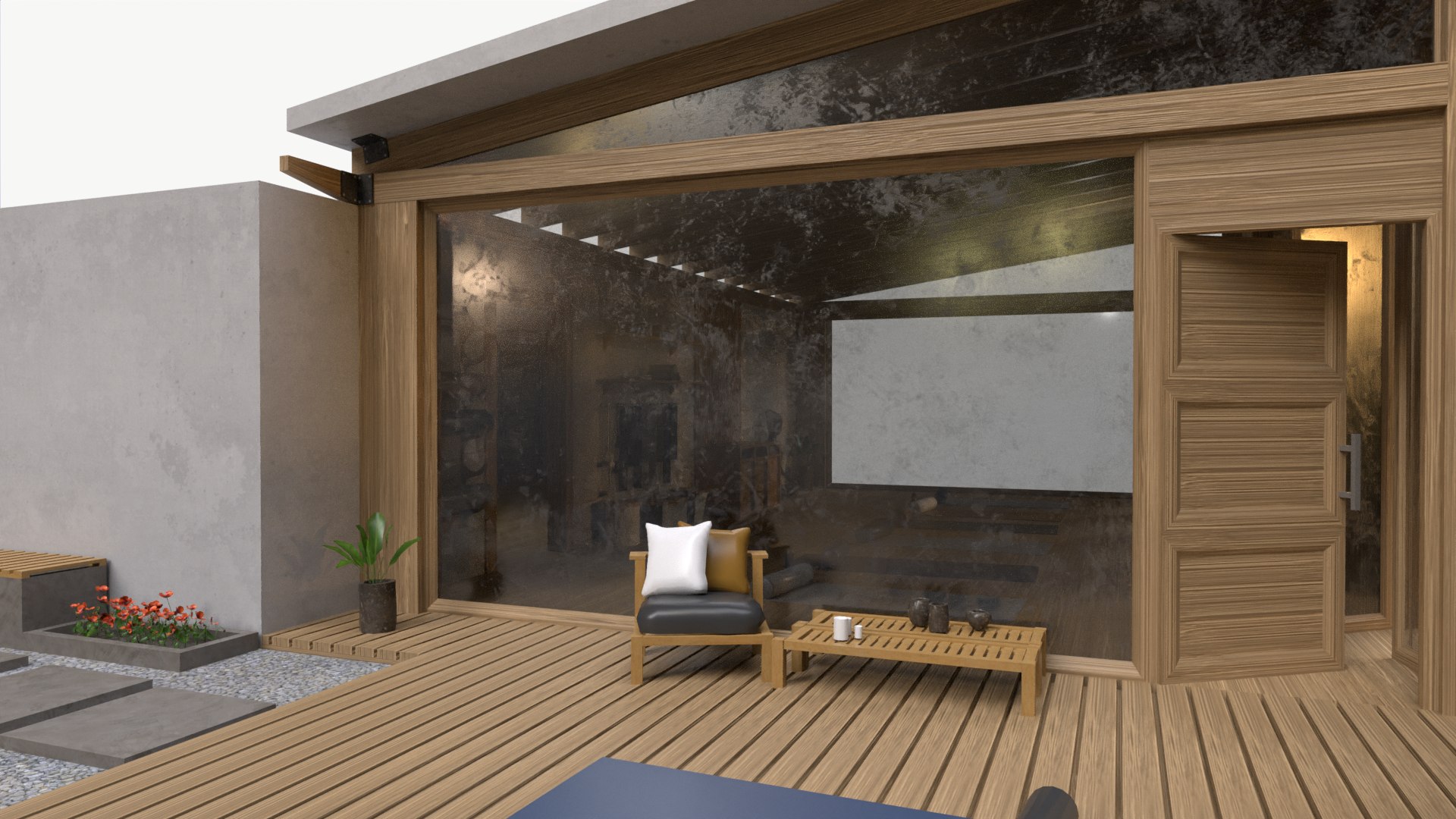 Yoga House Model - TurboSquid 2300666