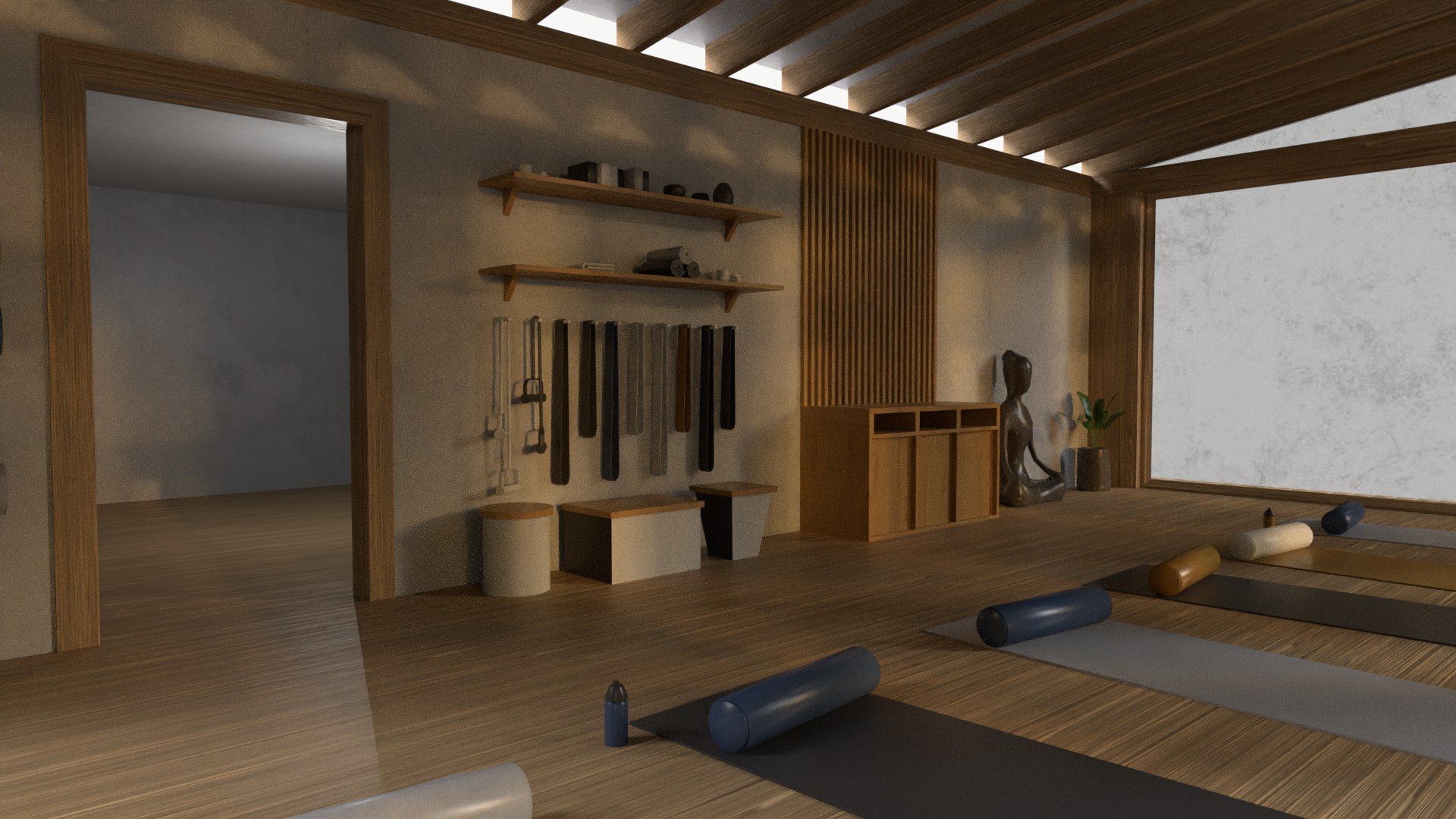 Yoga House Model - TurboSquid 2300666