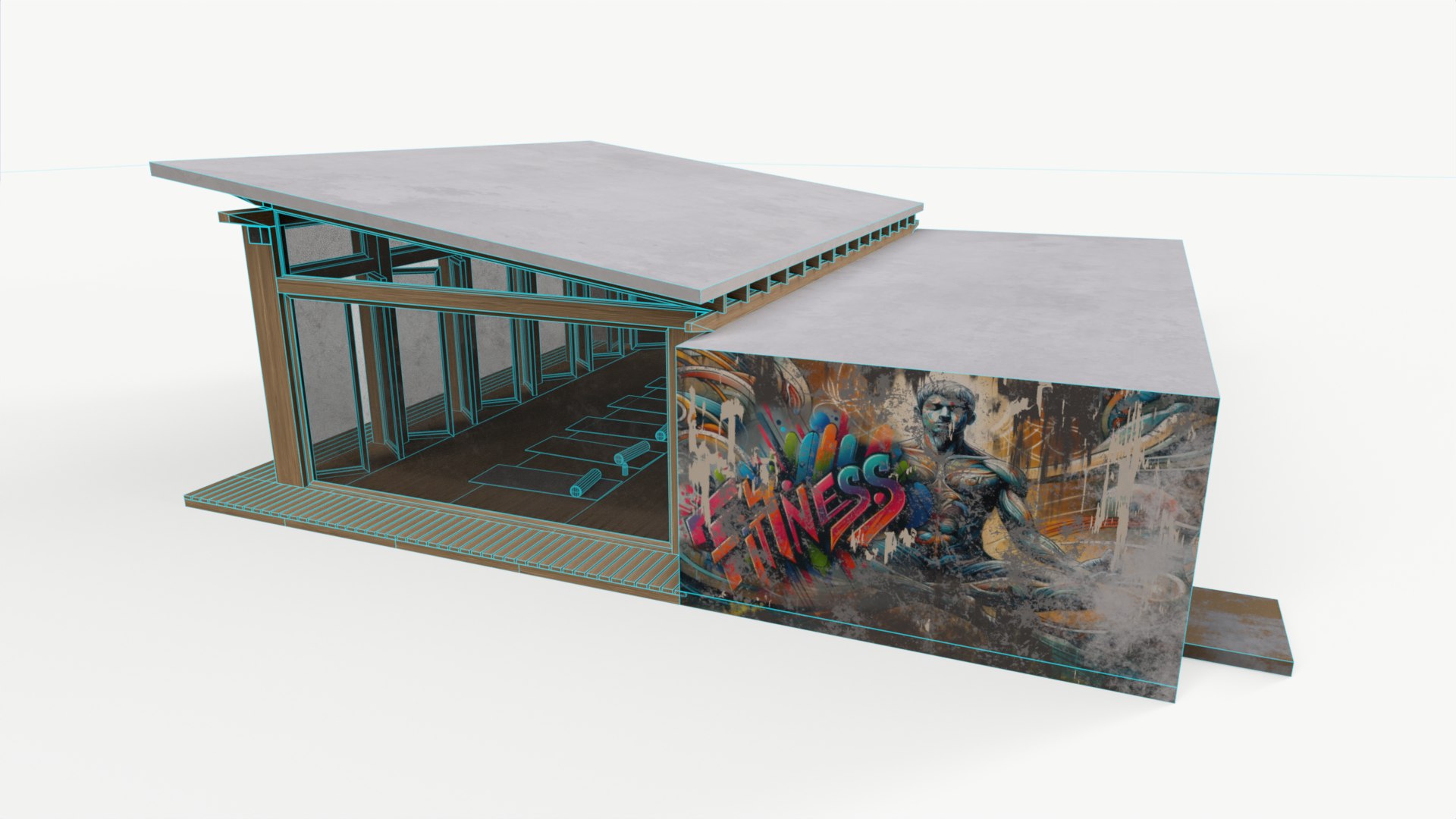 Yoga House Model - TurboSquid 2300666