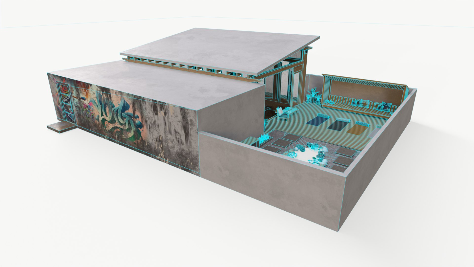 Yoga House Model - TurboSquid 2300666