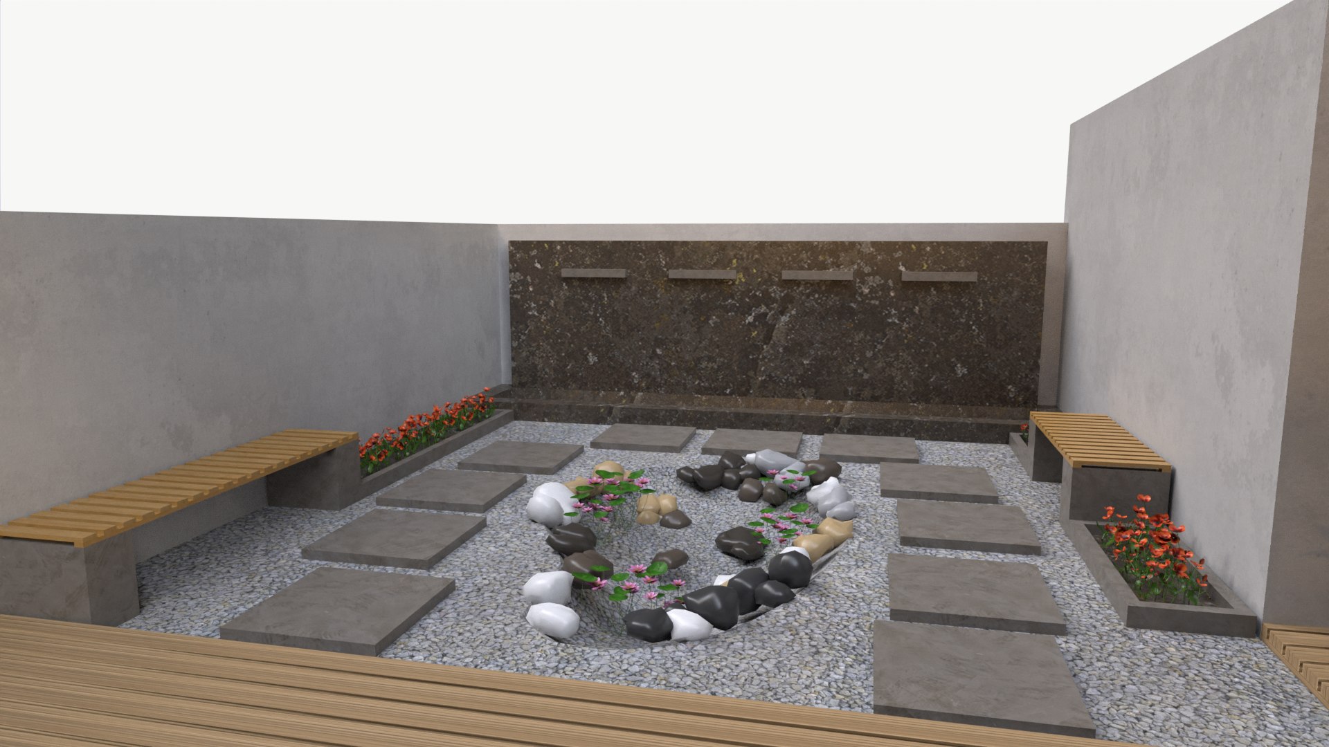 Yoga House Model - TurboSquid 2300666