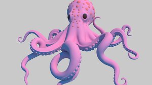 Cartoon Octopus 3D Models for Download | TurboSquid