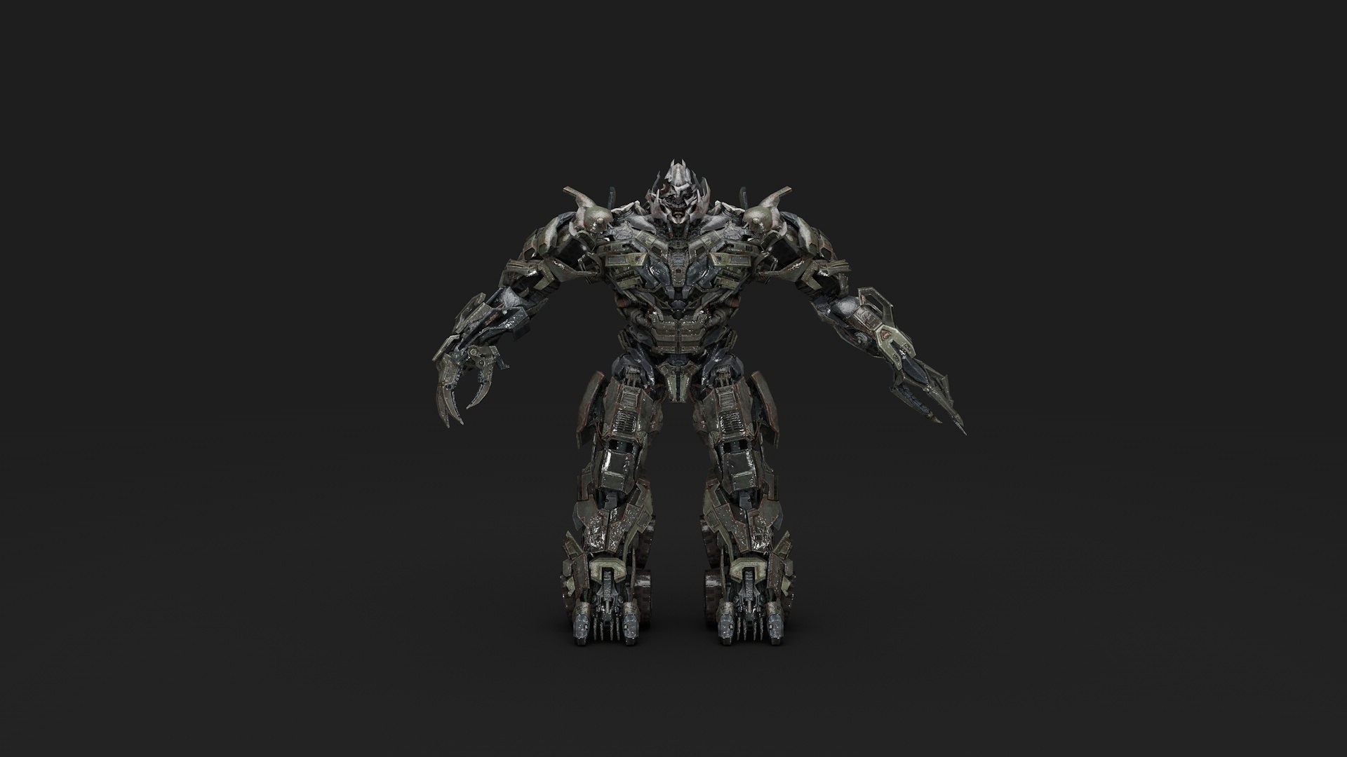 3D Megatron Transformer - TurboSquid 1837561