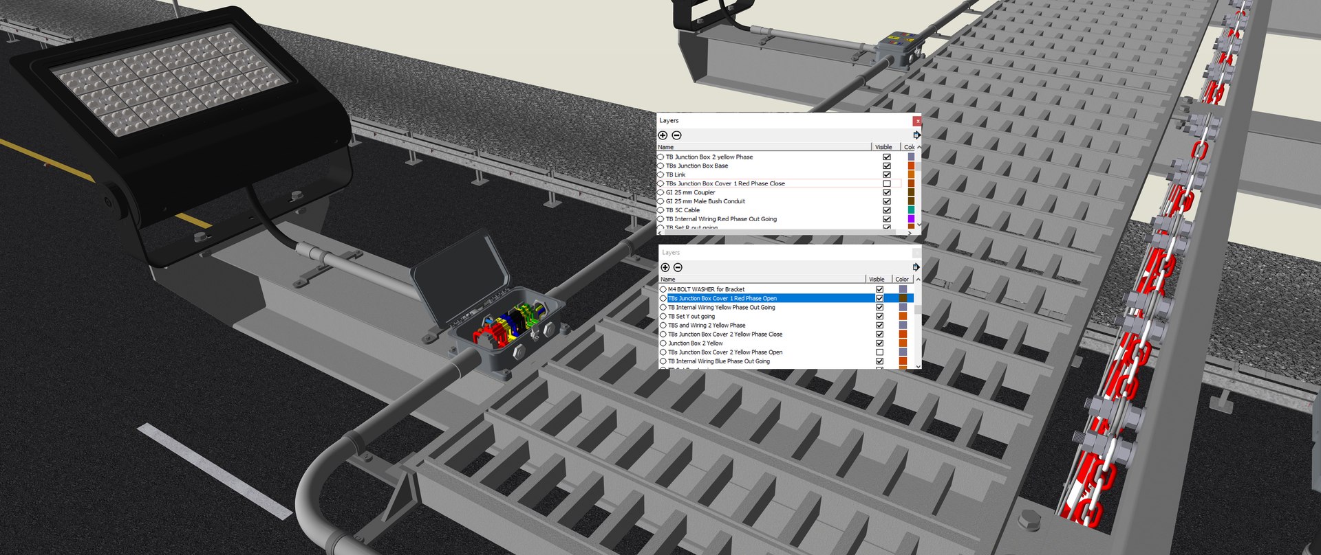 Road Sign Gantry Single and Two Posts model - TurboSquid 1941609