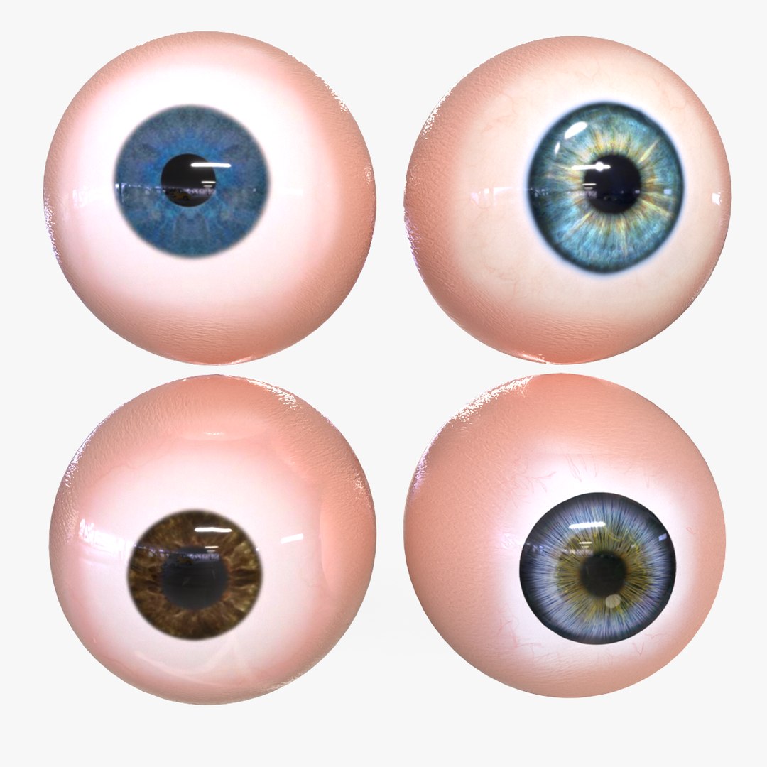 Human Eyeball Collection 3D - TurboSquid 1881835