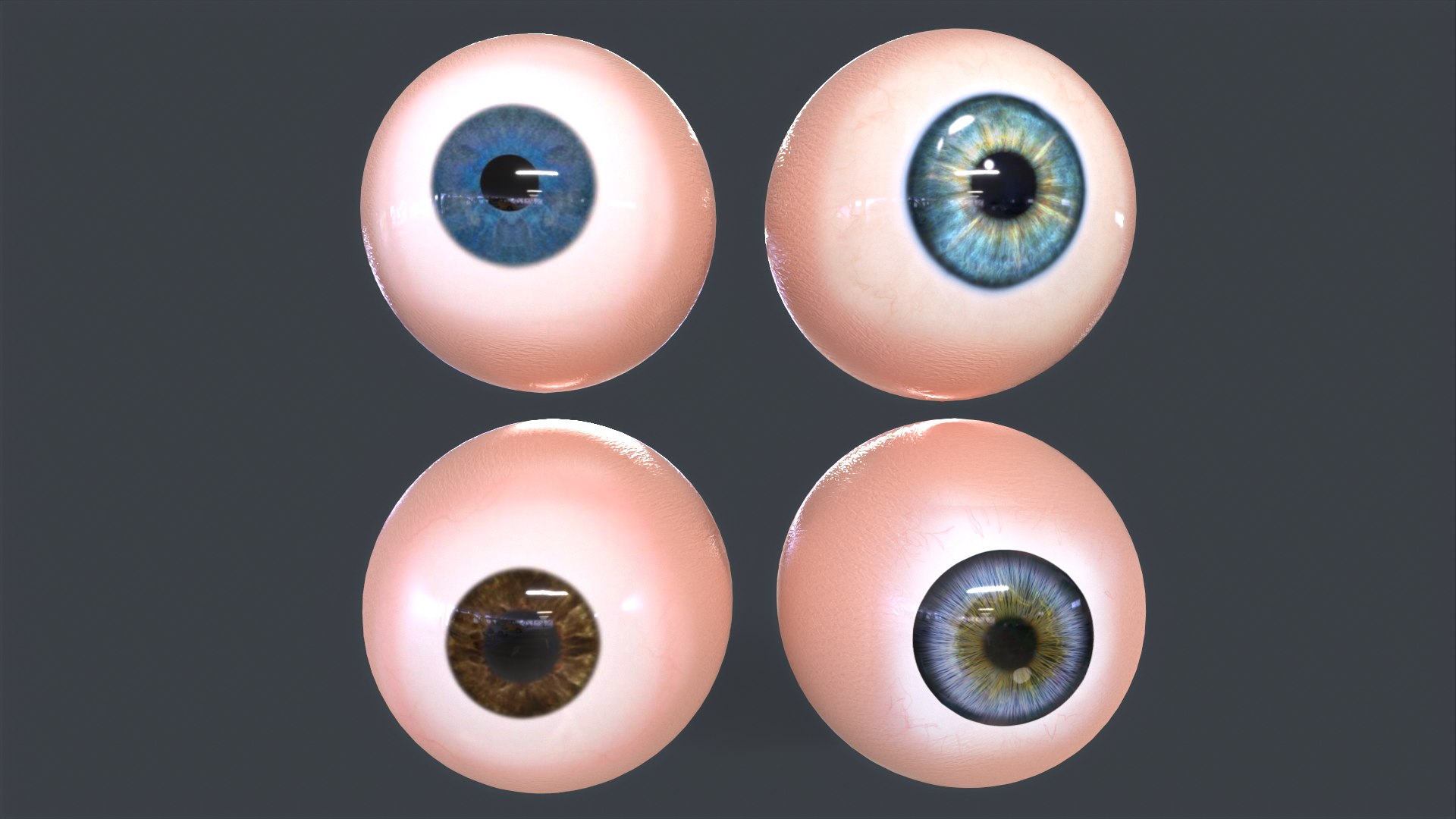 Human Eyeball Collection 3D - TurboSquid 1881835