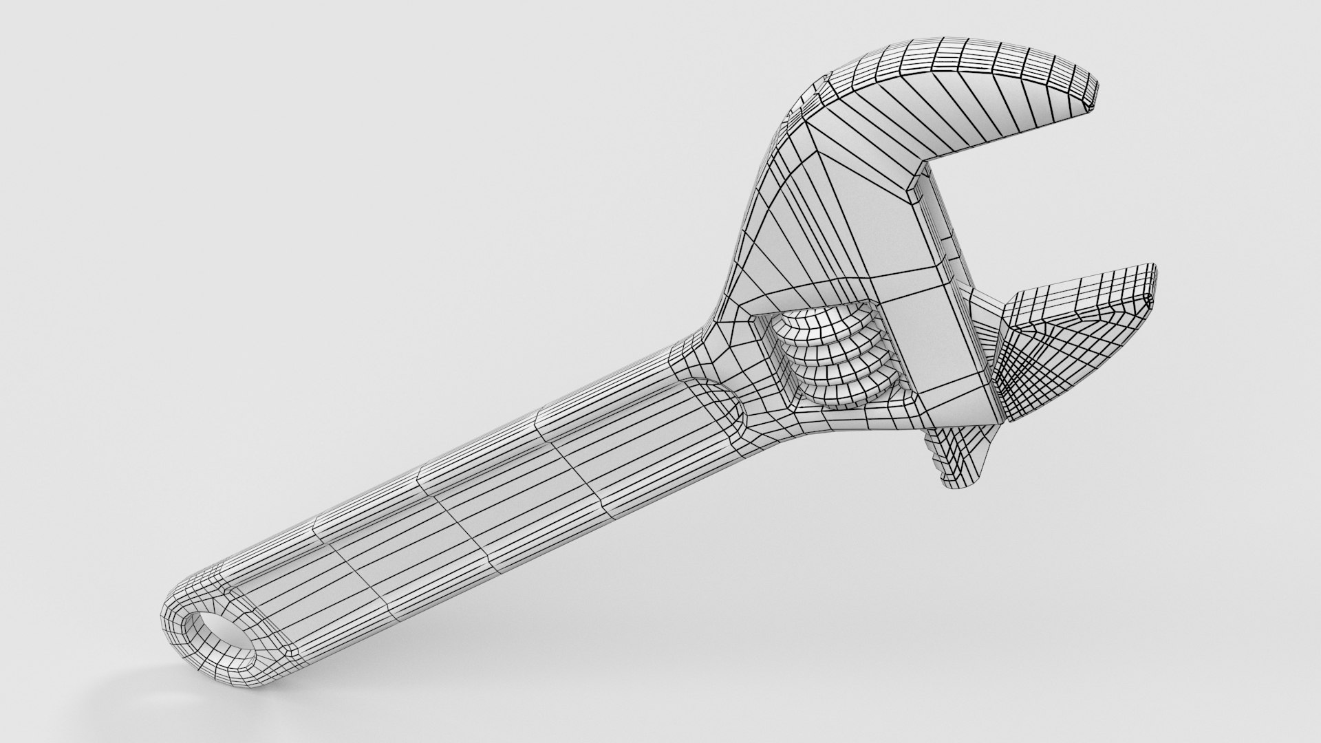 3D Adjustable Wrench Old Rusty - TurboSquid 2122169