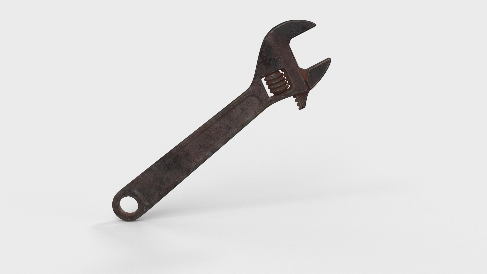 3D Adjustable Wrench Old Rusty - TurboSquid 2122169