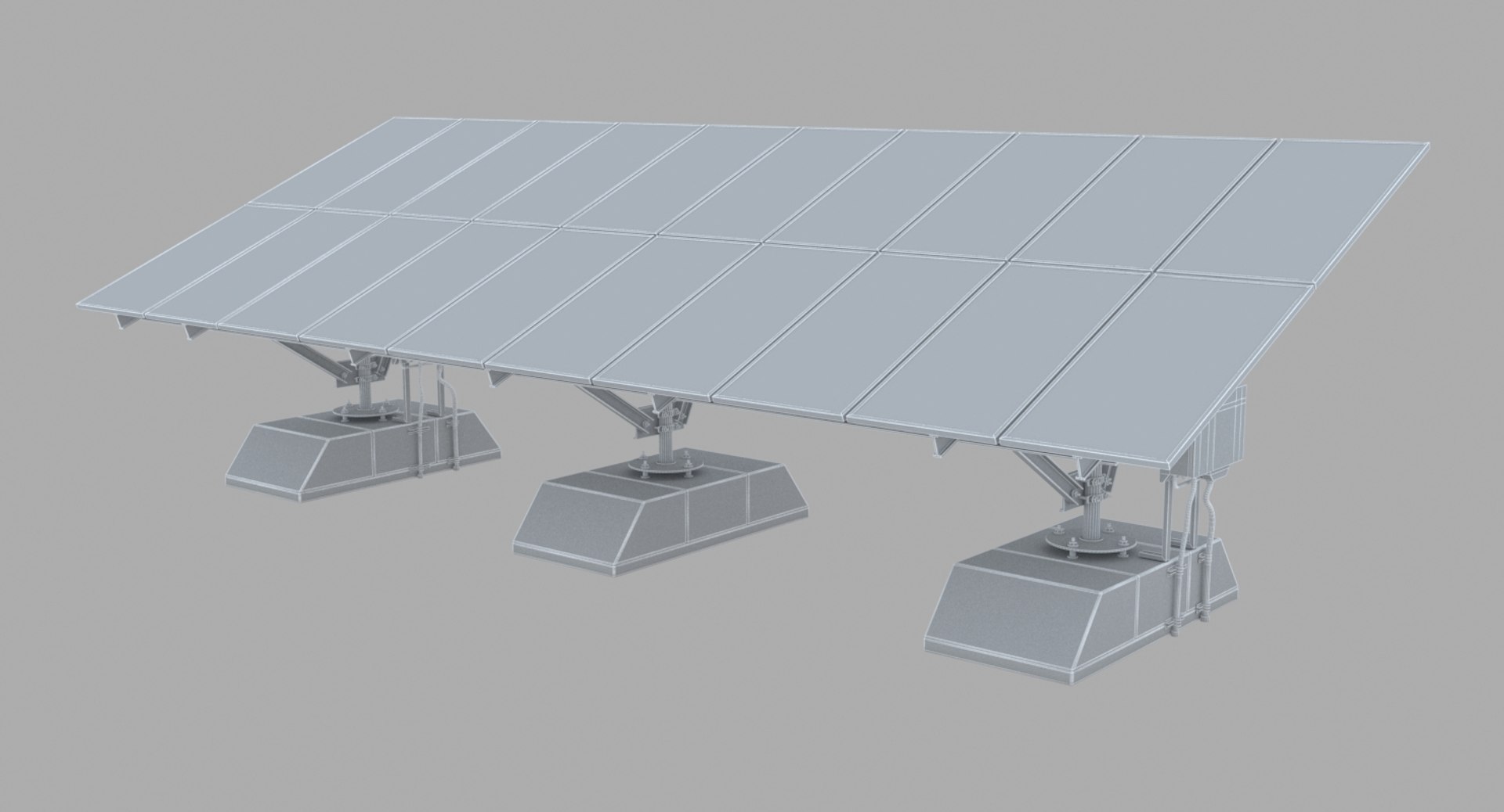 Solar panel 3D model - TurboSquid 1247982