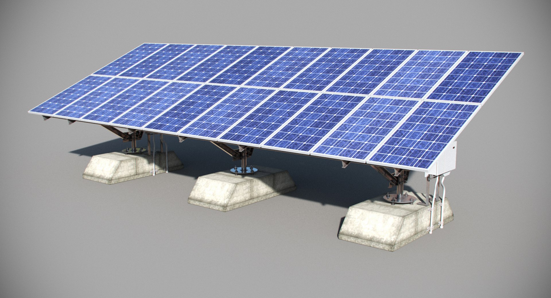 Solar panel 3D model - TurboSquid 1247982