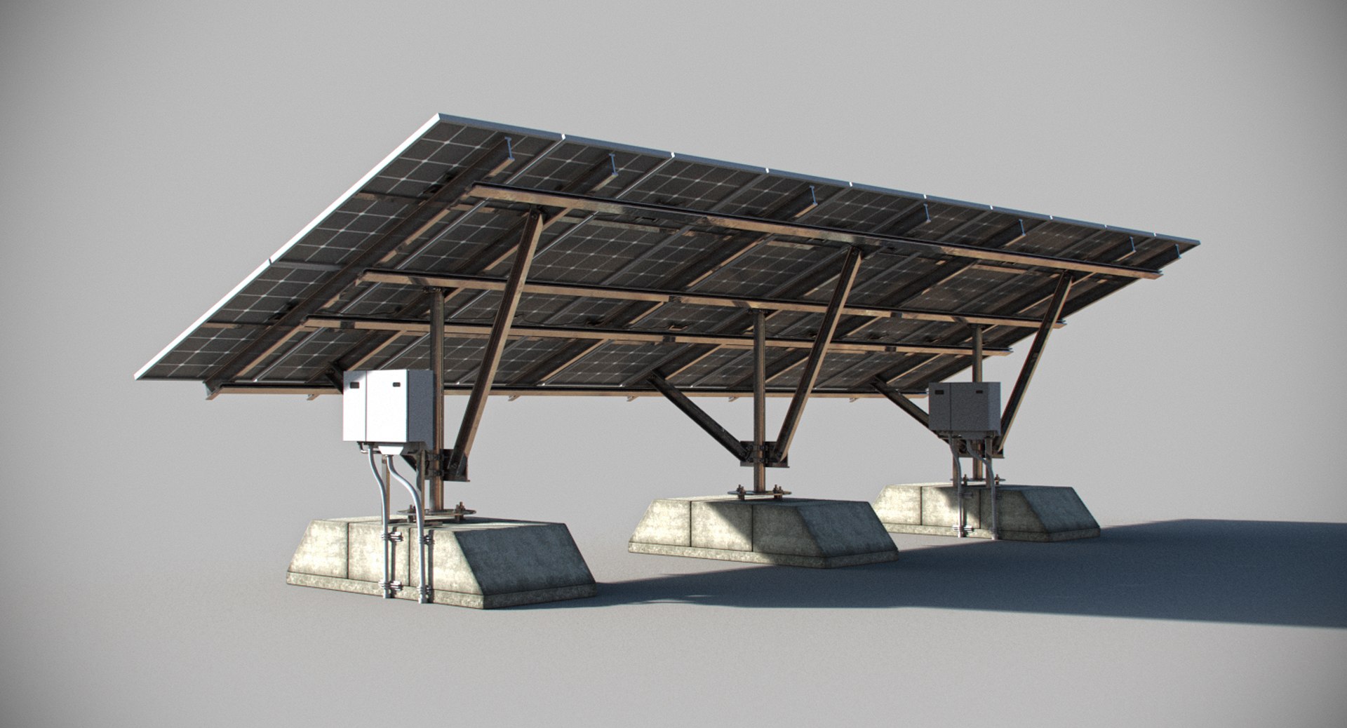 Solar panel 3D model - TurboSquid 1247982
