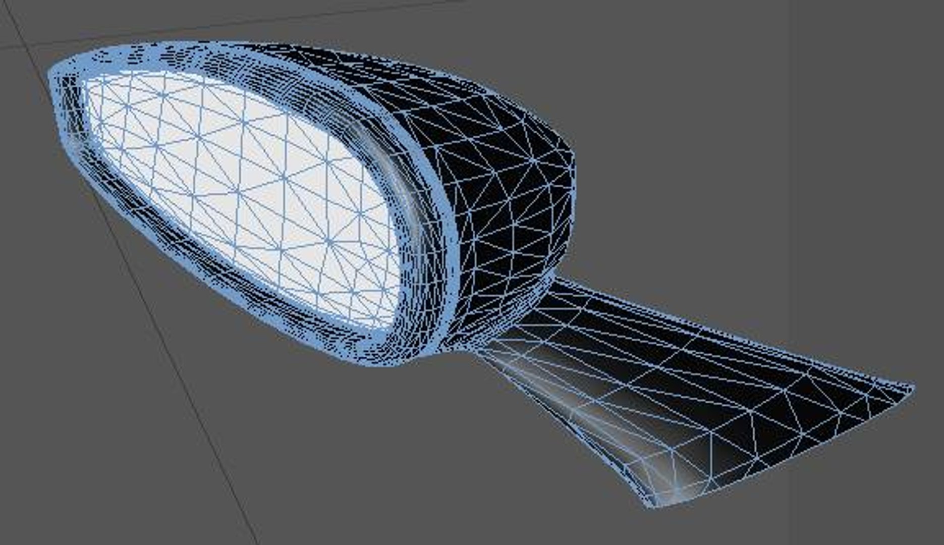 3d C4d Sports Car Wing Mirror