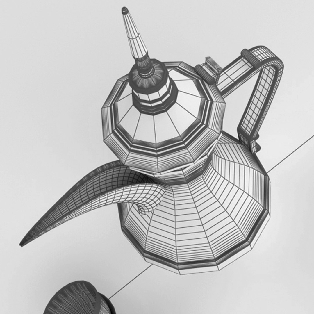 Dallah Coffee 3d Model