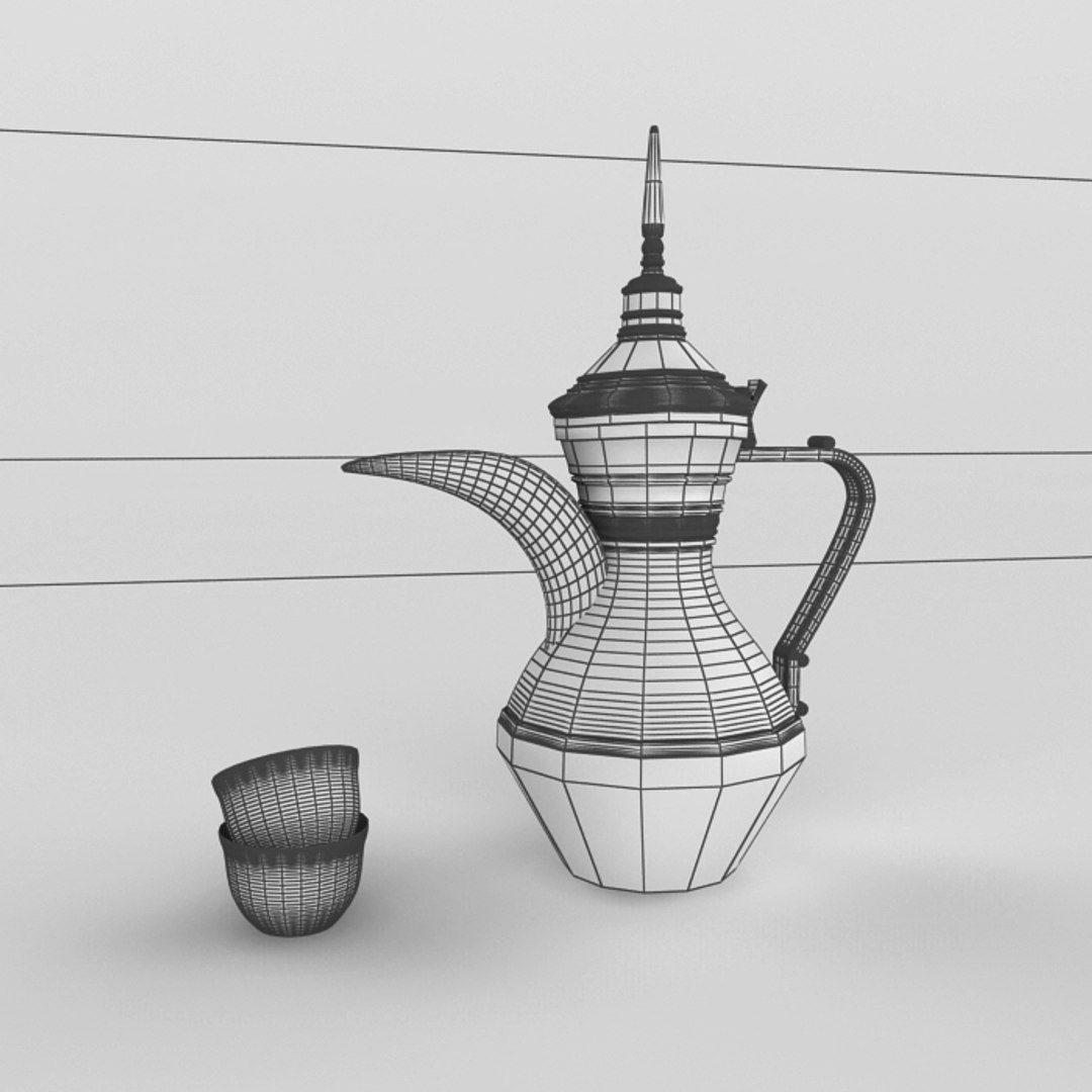 Dallah Coffee 3d Model
