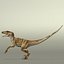 3d velociraptor dinosaur model