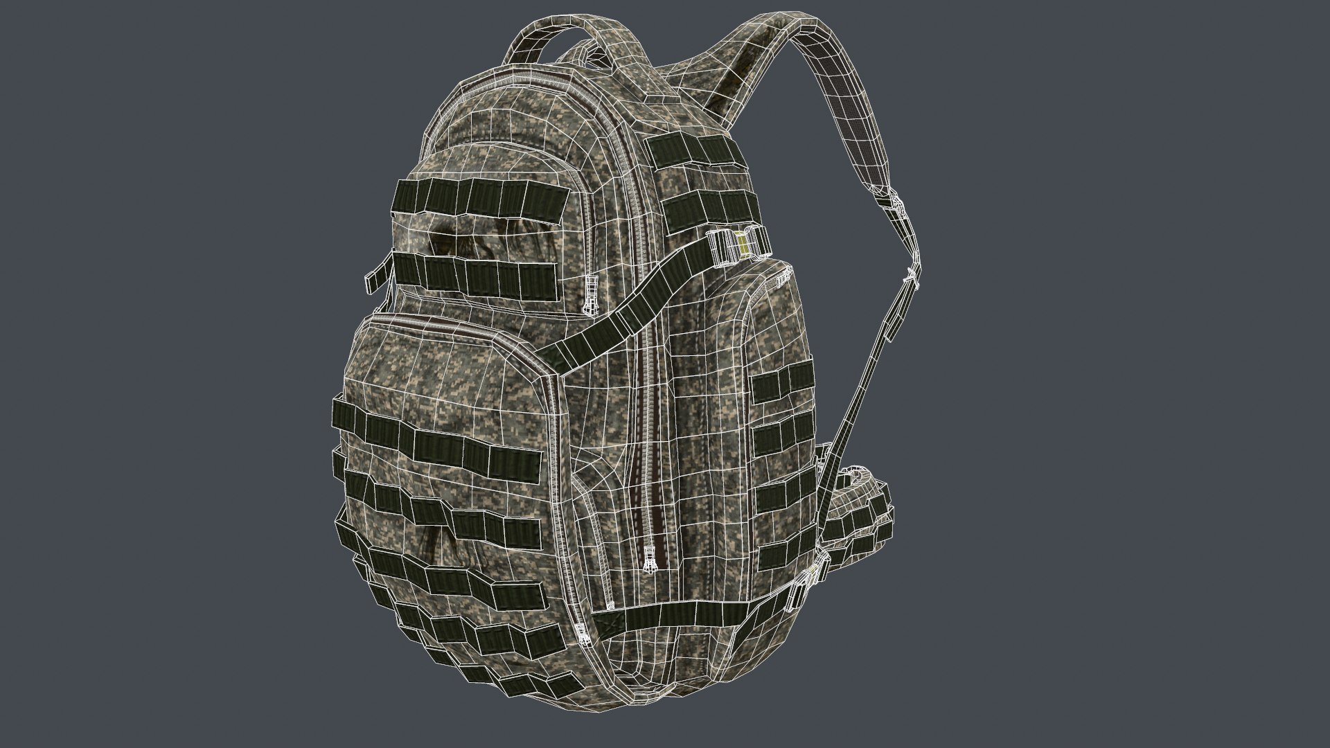 Ucp Camouflage Backpack Model - TurboSquid 1165660