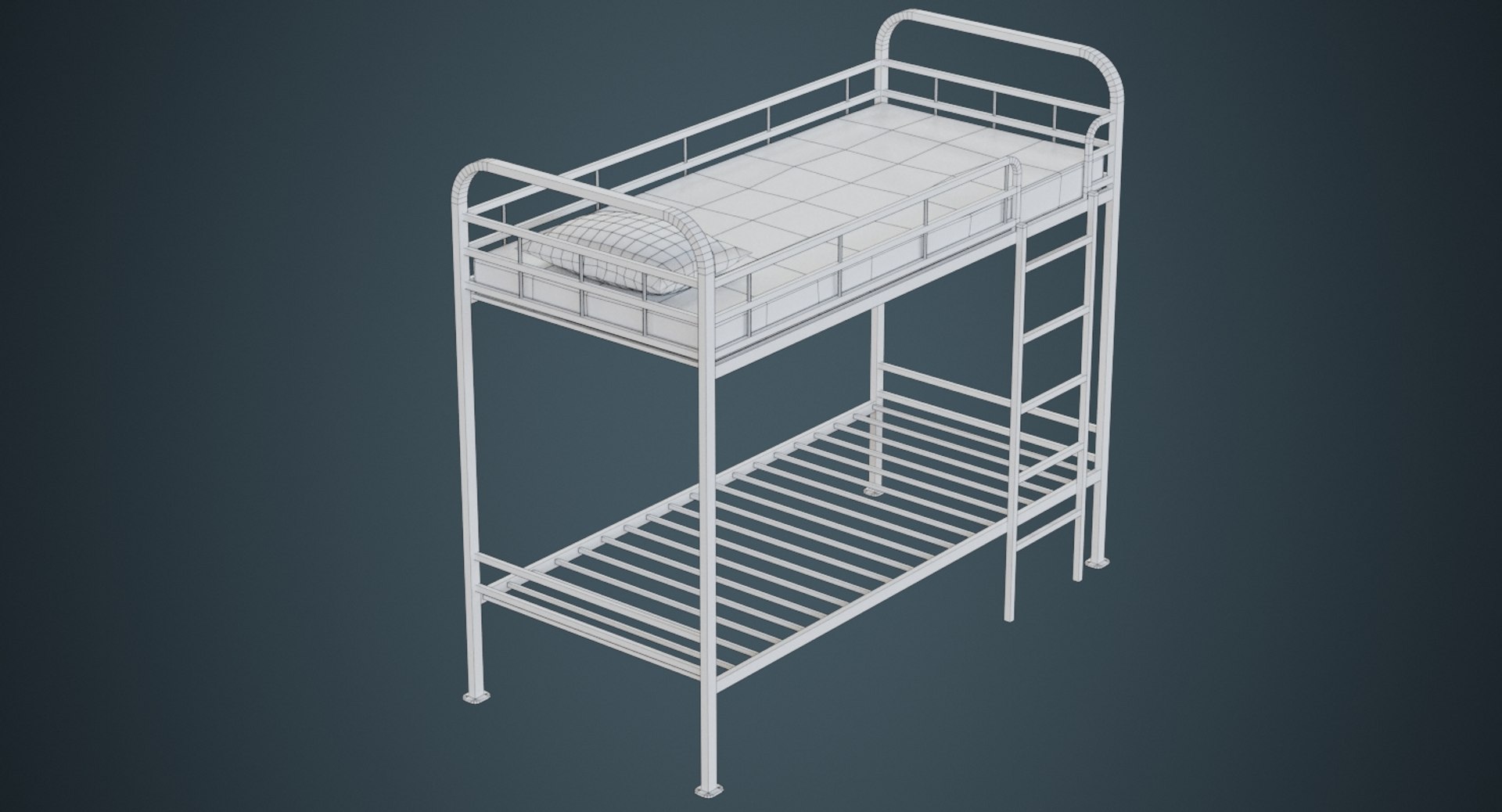 3D Bunk Bed 3b - TurboSquid 1433161