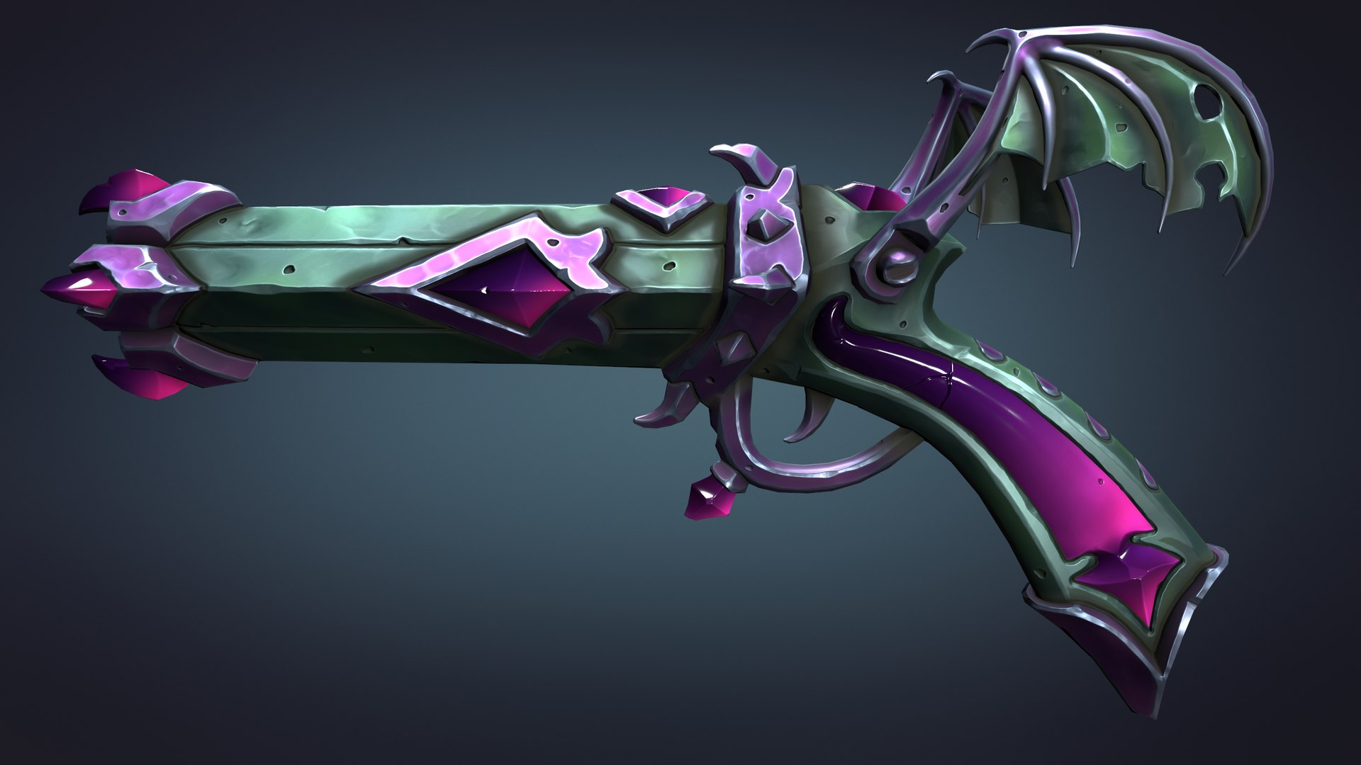 Vampire Pistol 3D Model - TurboSquid 2094792