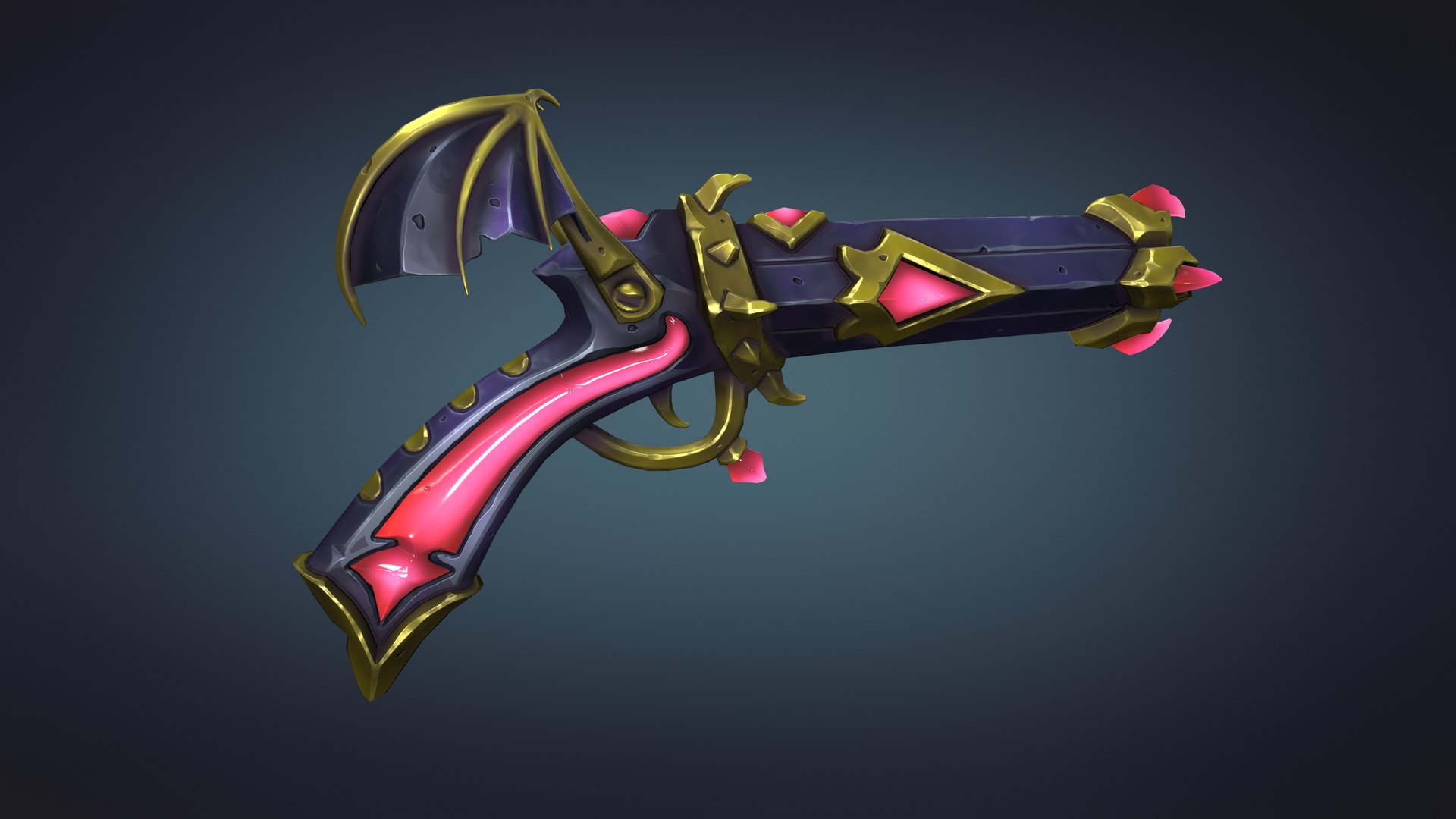 Vampire Pistol 3D Model - TurboSquid 2094792