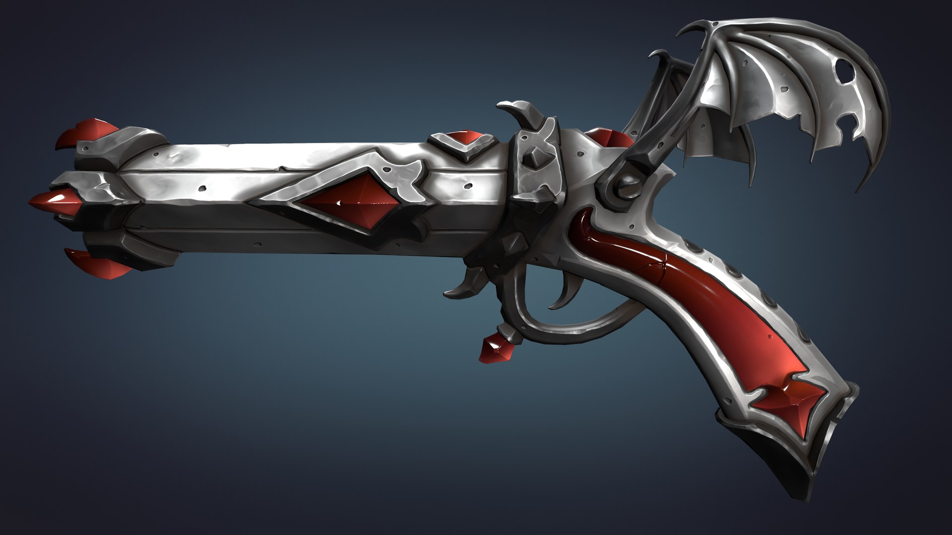 Vampire Pistol 3D Model - TurboSquid 2094792