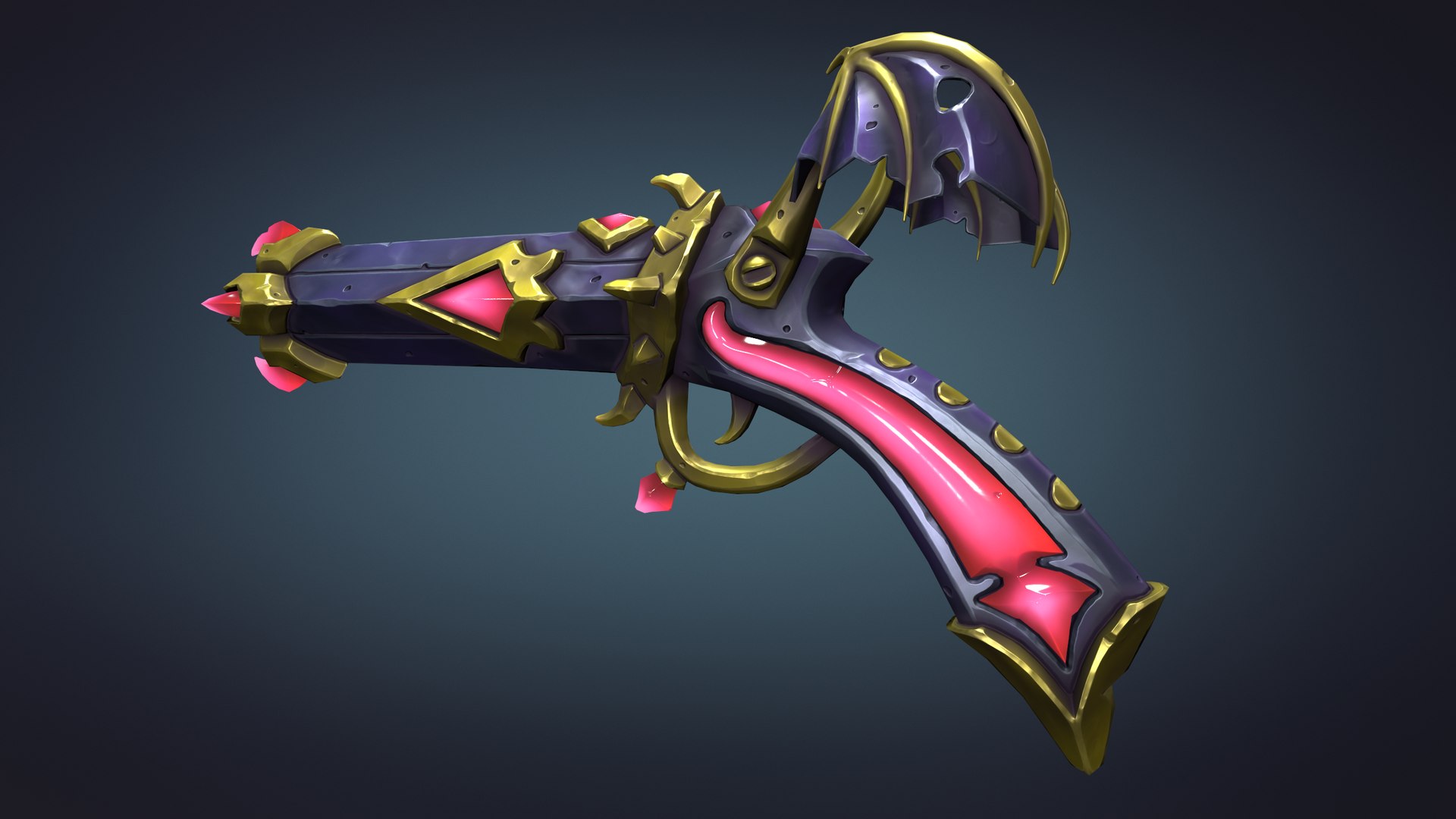 Vampire Pistol 3D Model - TurboSquid 2094792