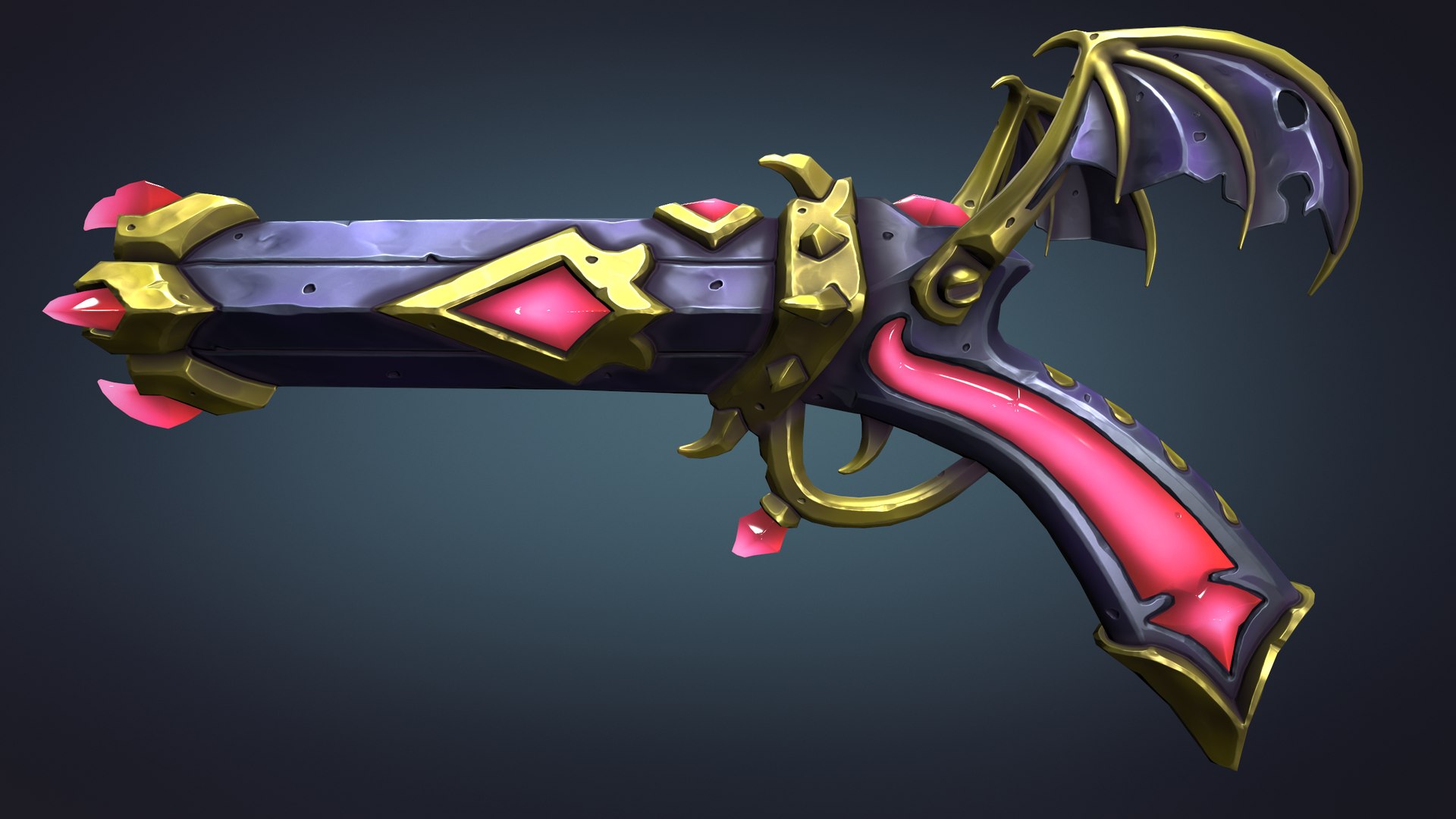 Vampire Pistol 3D Model - TurboSquid 2094792
