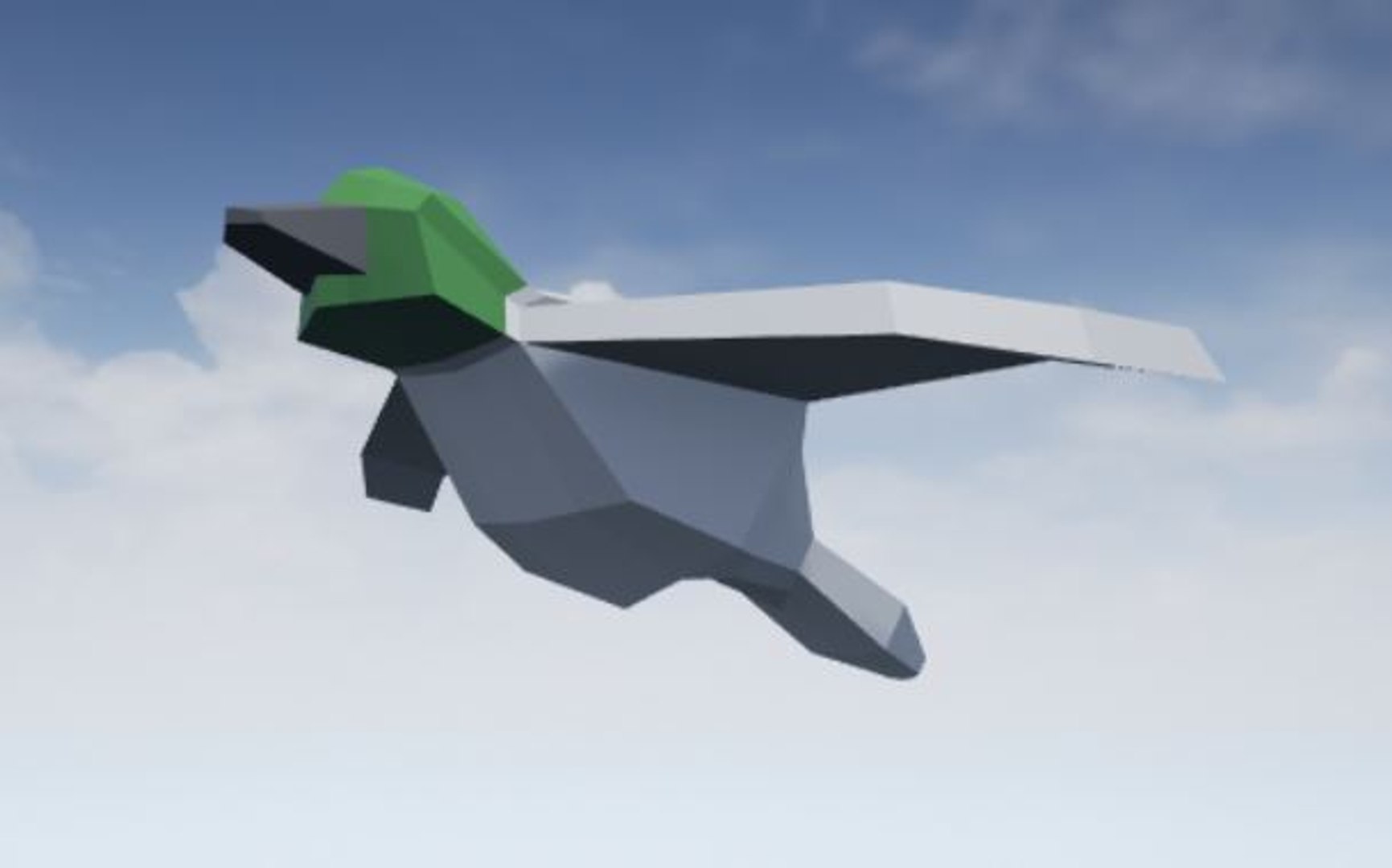 3d Model Bird Flapping