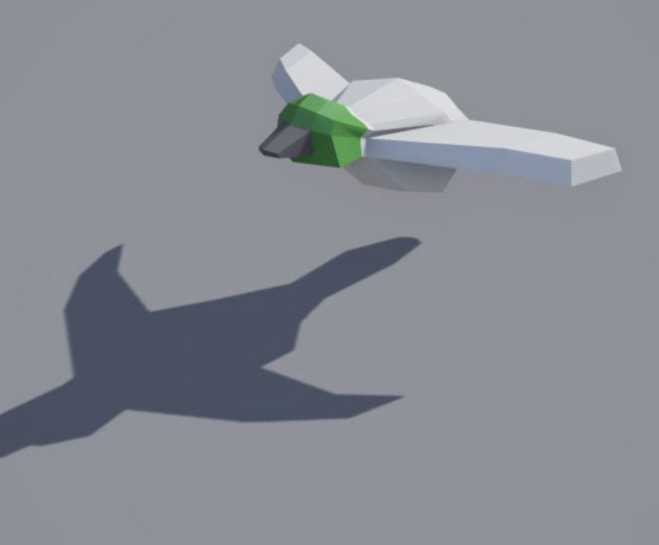 3d Model Bird Flapping