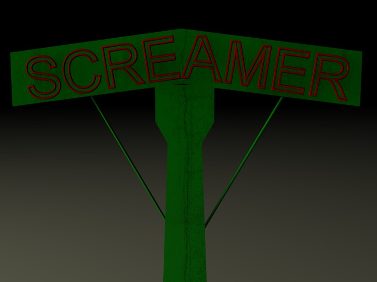3d Screamer Ride Model