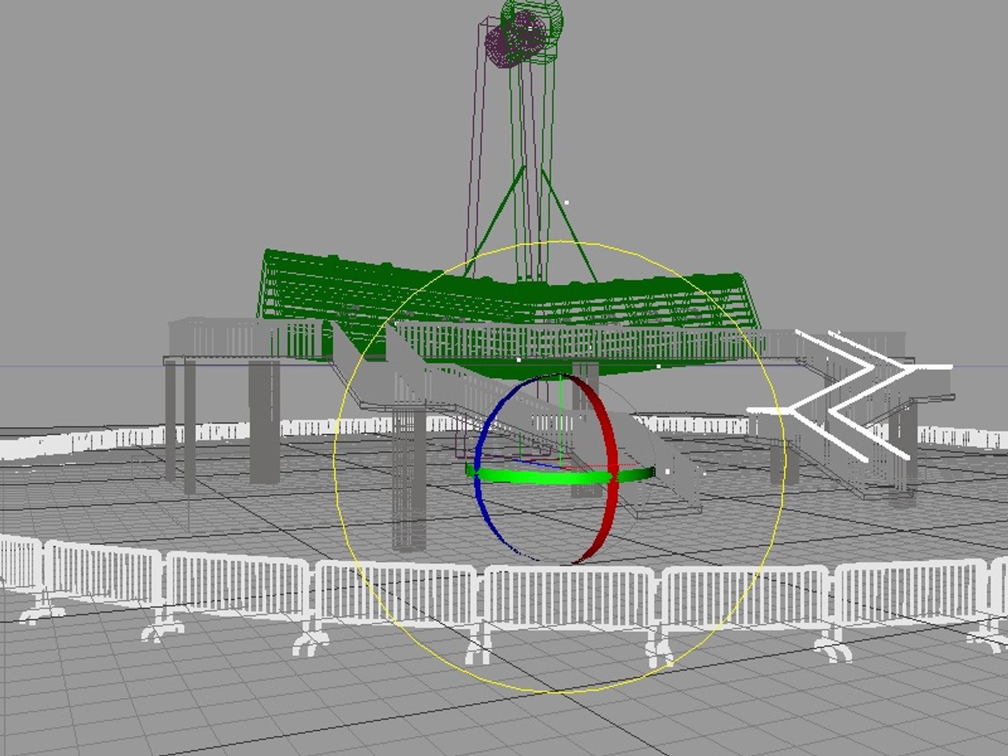 3d Screamer Ride Model