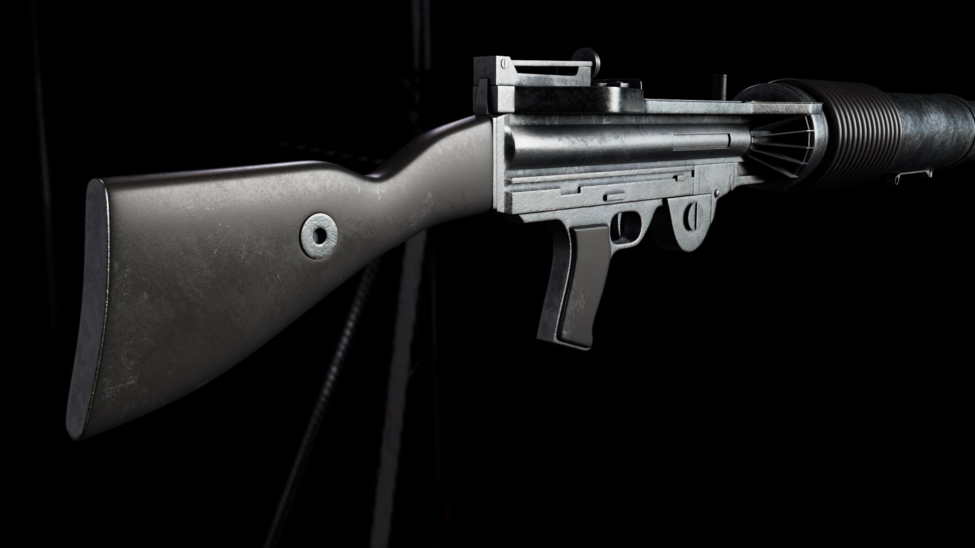 Lewis Gun 3D Model - TurboSquid 1987611