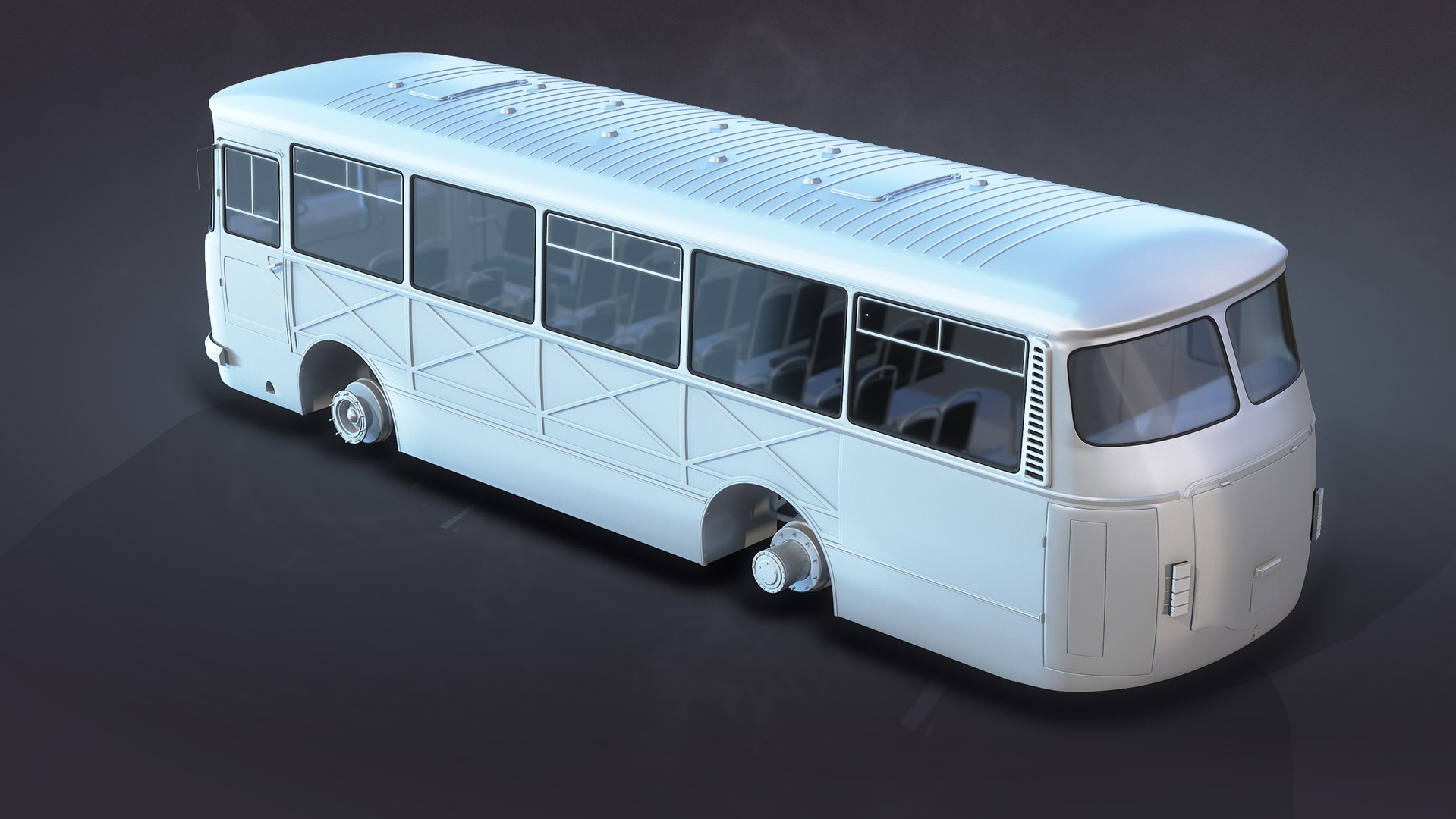 Wrecked Bus 3D Model - TurboSquid 1642374