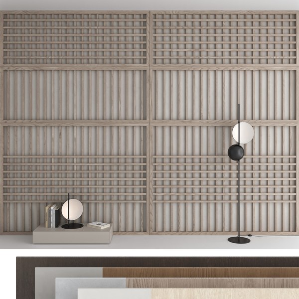 Decorative wall panel set 79 Modelo 3D - TurboSquid 1951143