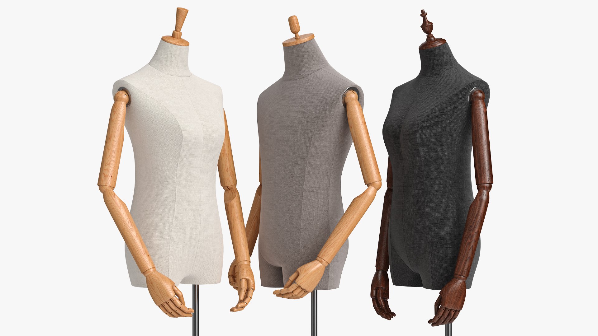 Male Female Mannequins 3D model - TurboSquid 1962352