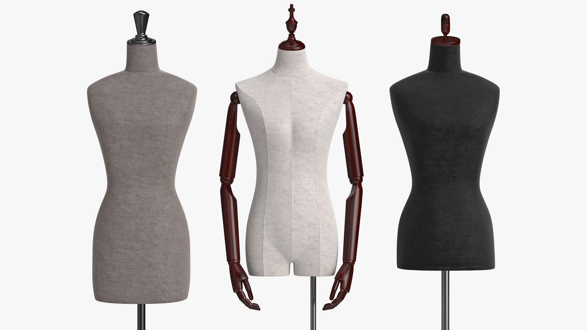 Male Female Mannequins 3D model - TurboSquid 1962352