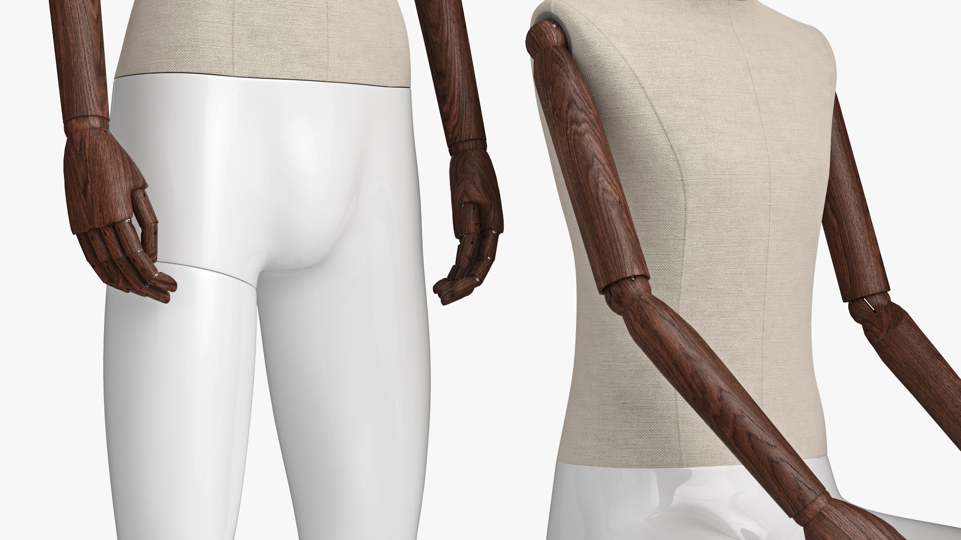 Male Female Mannequins 3D Model - TurboSquid 1962352