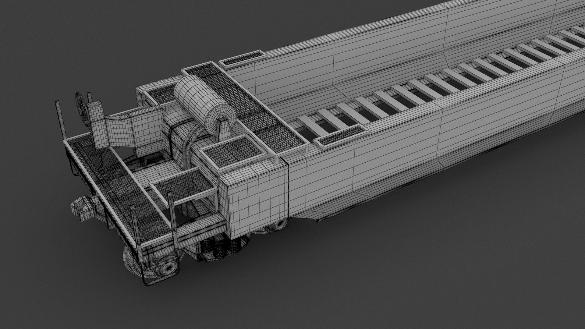 Double Stack Railcar TTX 3D Model - TurboSquid 2254129