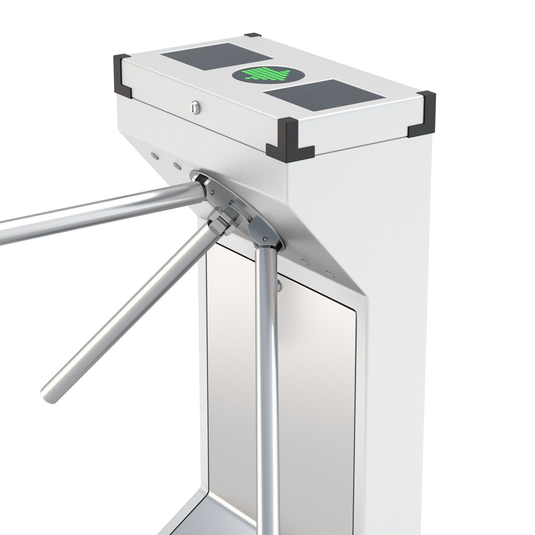 Barrier Gate Tripod Model - TurboSquid 1349348