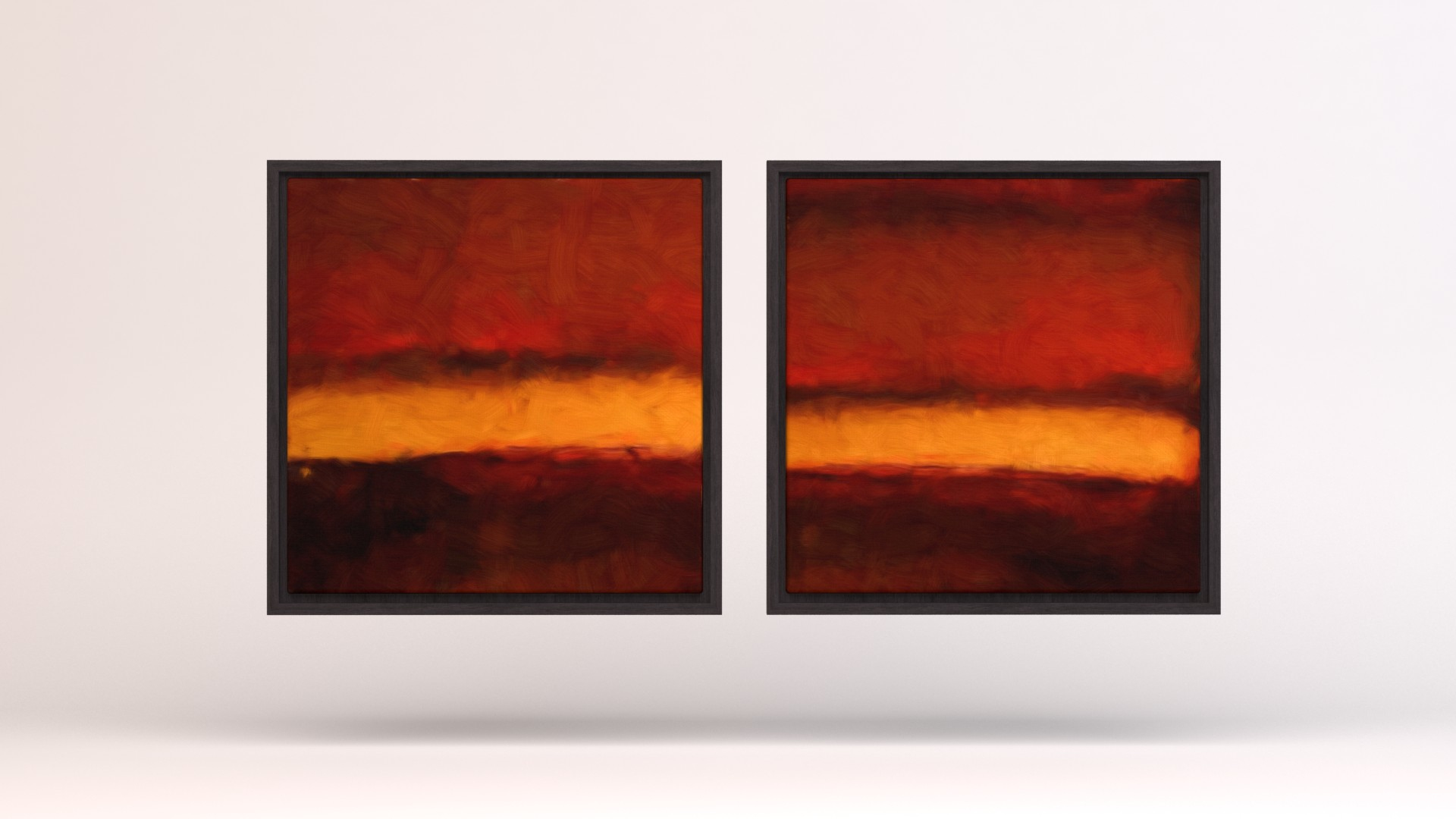 modern art canvas inset 3d max