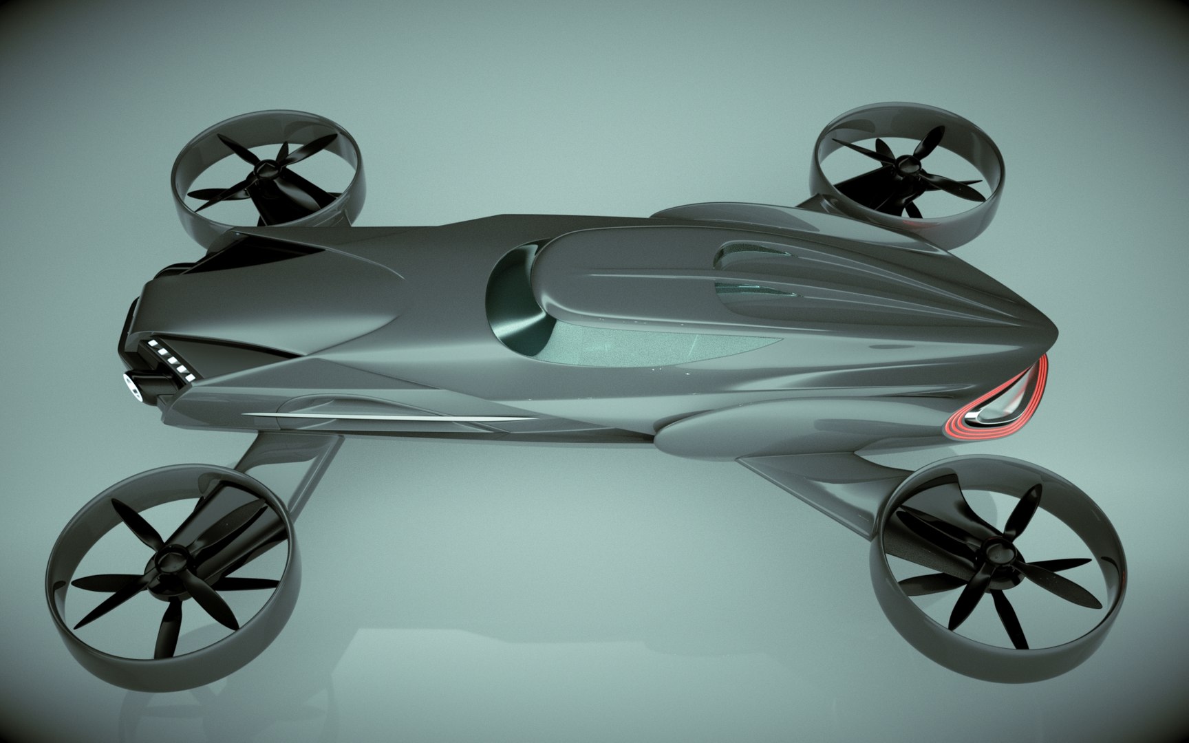 3D Car Copter - TurboSquid 1323639