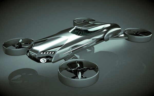 Flying Car 3D Models for Download | TurboSquid
