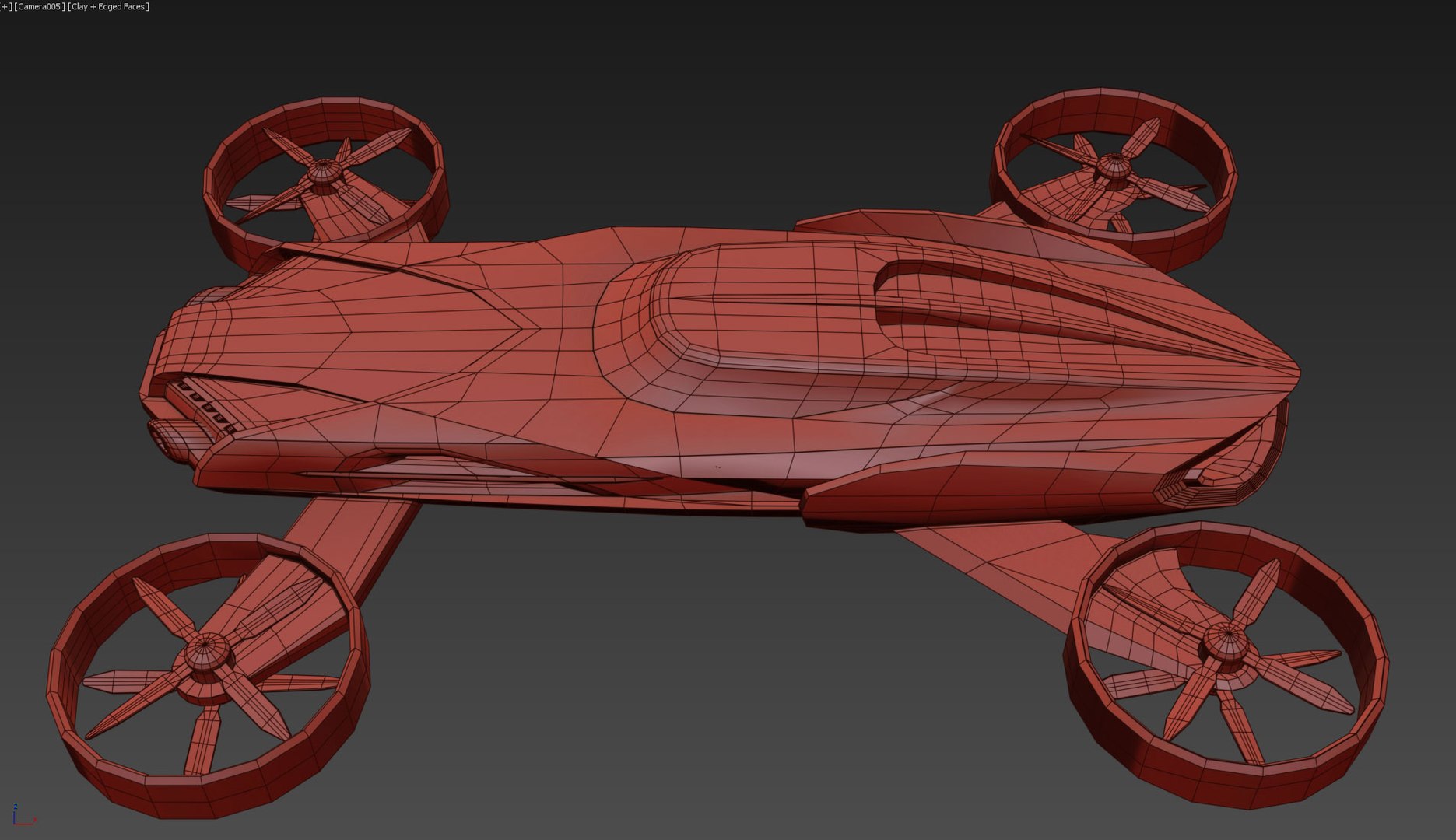 3D Car Copter - TurboSquid 1323639
