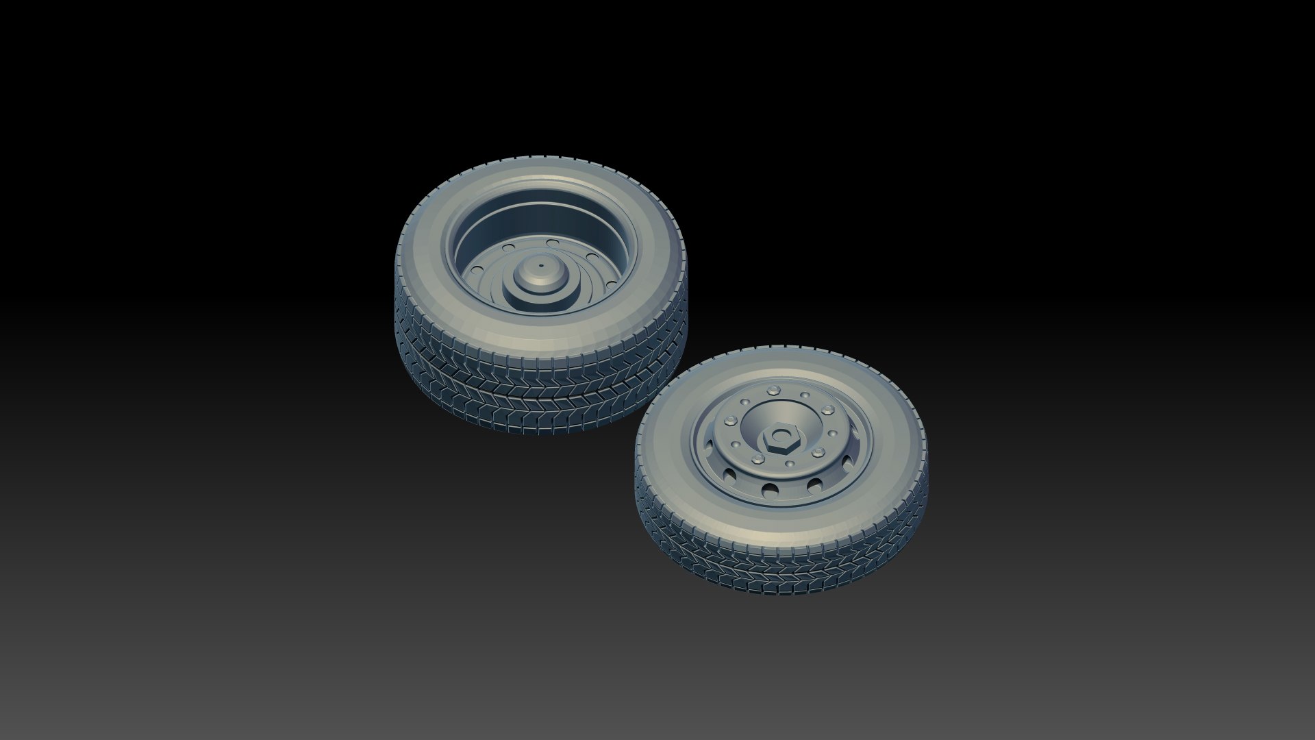 Tuck wheels 3D model - TurboSquid 1857662