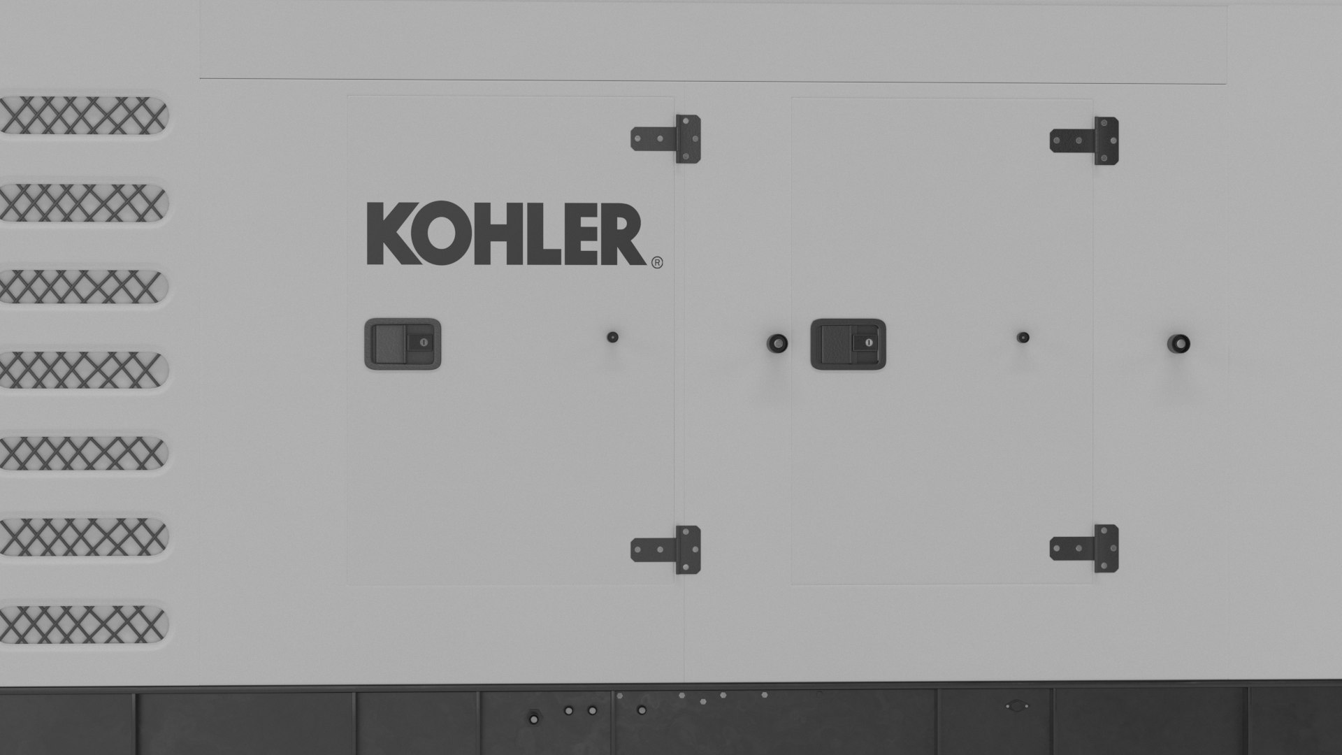 3D Kohler Industrial Diesel Generators Double - TurboSquid 2113181