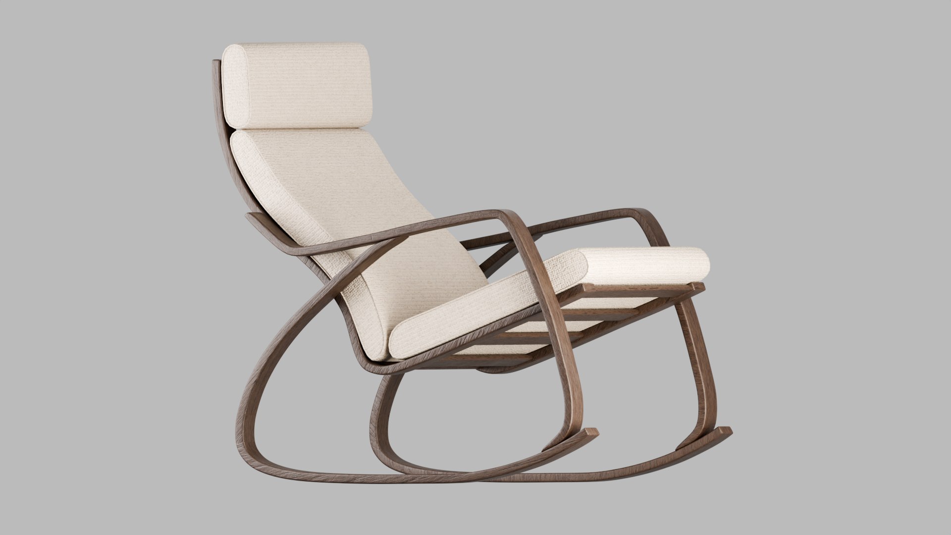 3D Rocking Chair Model - TurboSquid 2196060