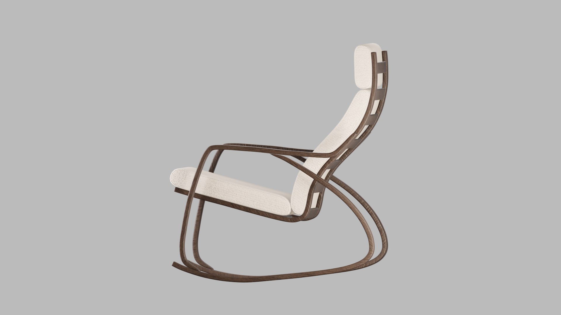 3D Rocking Chair Model - TurboSquid 2196060